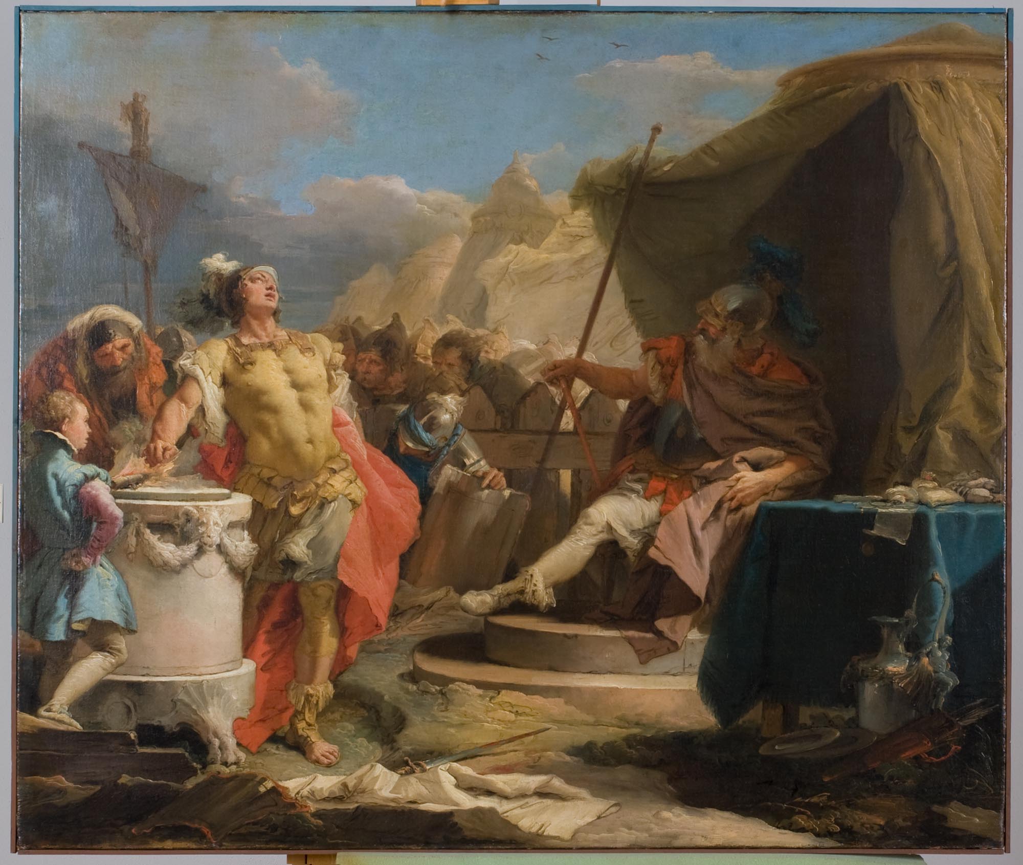 Mucius Scaevola | Giambattista Tiepolo